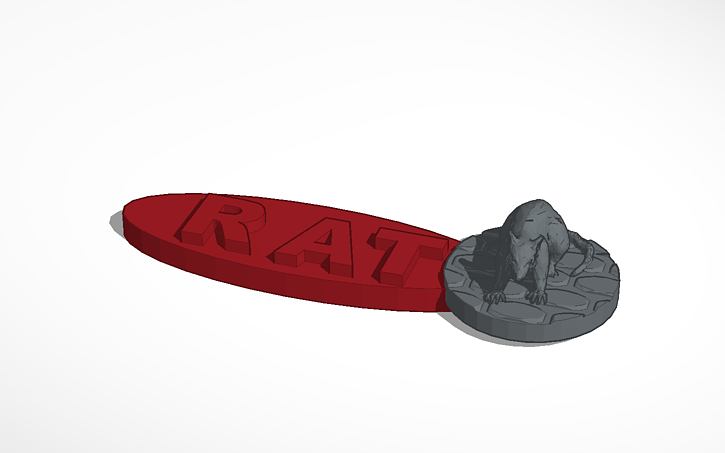 3D design RAT - Tinkercad