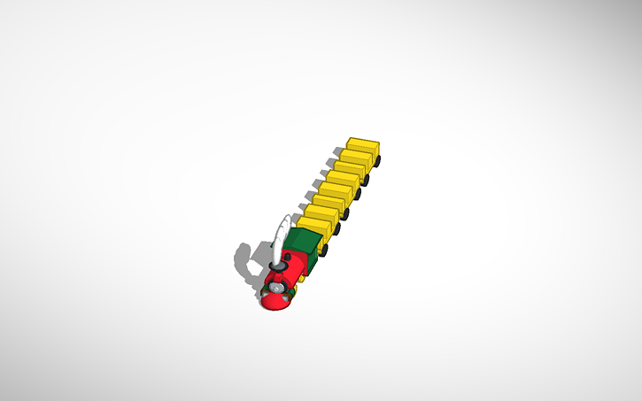 3D design Big Thunder Mountain Rail Road train | Tinkercad