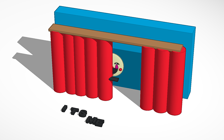 3D design Puppet stage | Tinkercad
