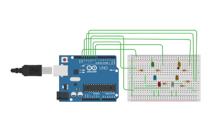 Circuit design tarea de arduino - Tinkercad