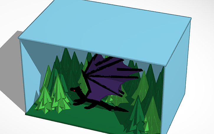 3D design Black Forest dragon | Tinkercad