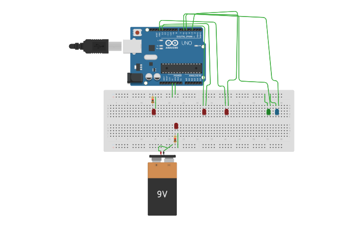 Circuit design micro controller - Tinkercad