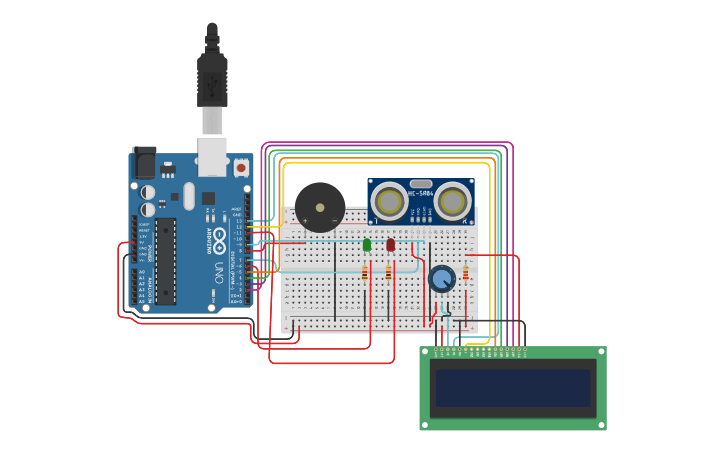 Circuit design Sensor 3 - Tinkercad