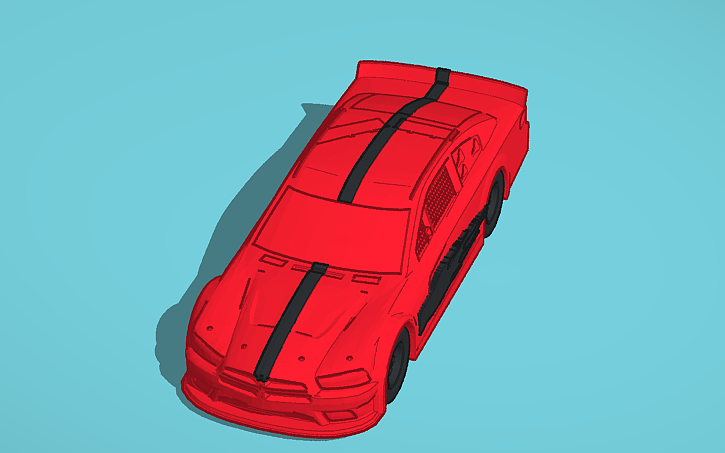 3D design NASCAR - Tinkercad