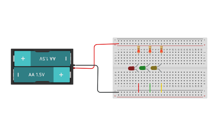 Circuit design PARALELO | Tinkercad