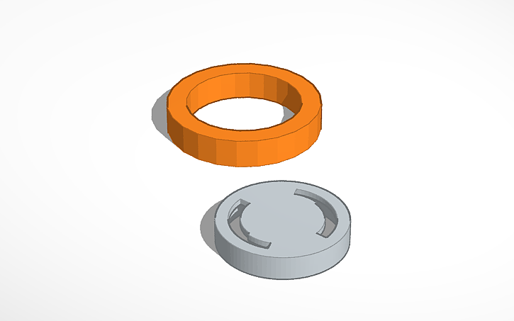 3D design left spinning base | Tinkercad