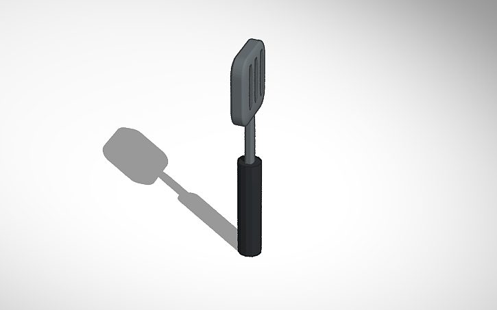 3D design Spatula - Tinkercad