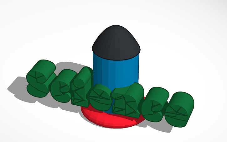 3D design Science stand - Tinkercad