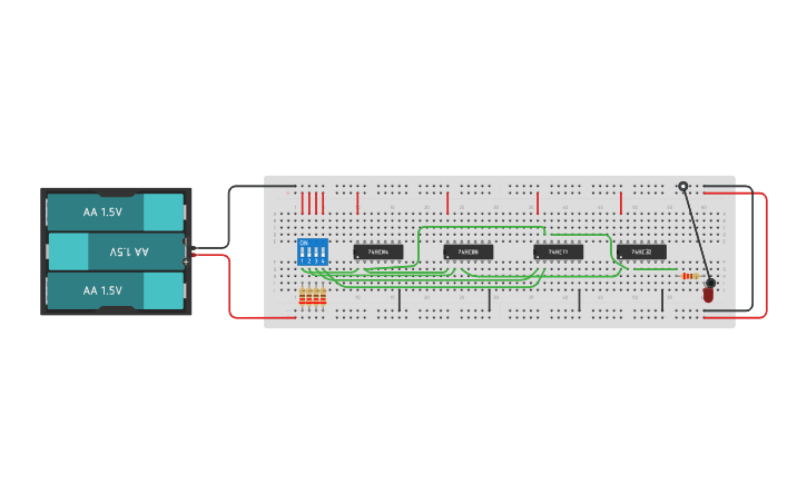 Circuit design PUNTO #5 - PARCIAL 1 by Edgar Parada - Tinkercad