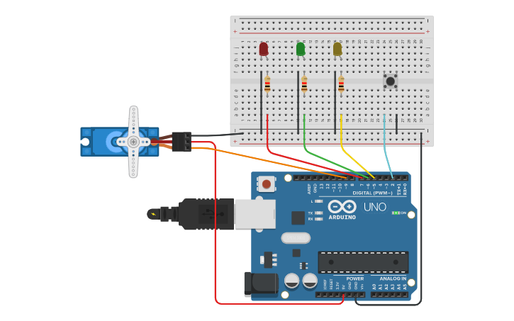 Circuit design String Communication | Tinkercad
