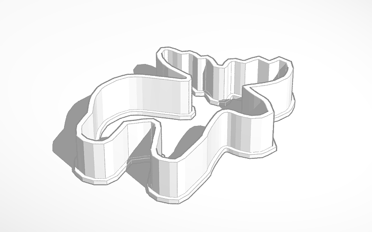 3D design Cookie Cutter - Tinkercad