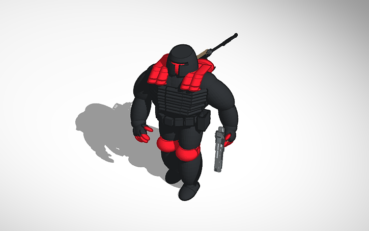 3D design Army man - Tinkercad