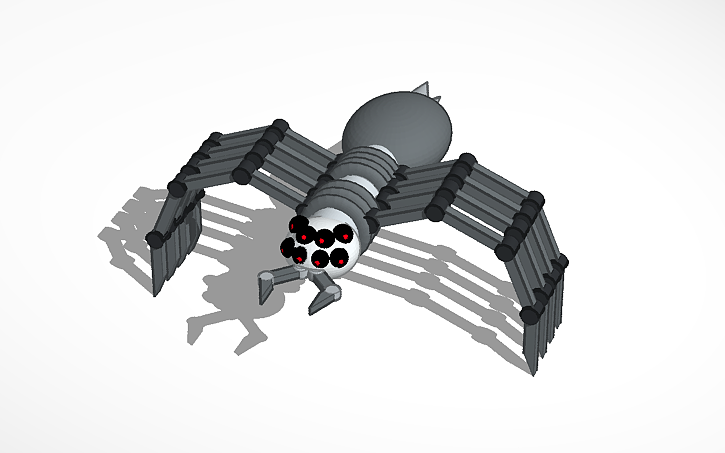3D design robot spider - Tinkercad