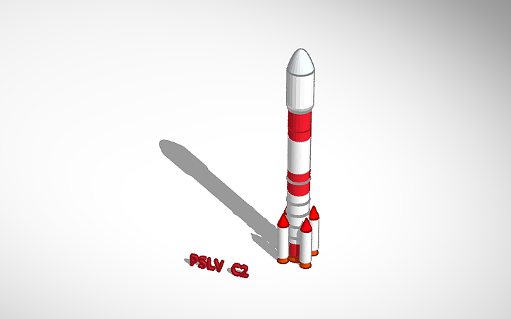 3D design PSLV - Tinkercad