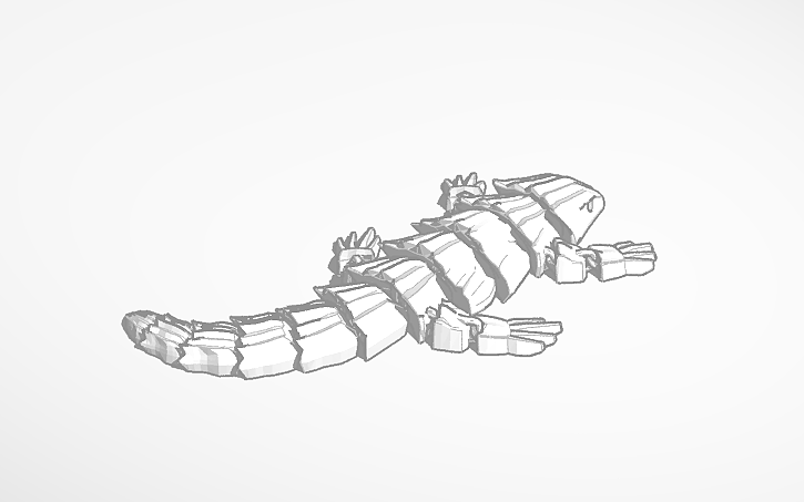 3D design Copy of lizard - Tinkercad