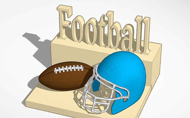 3D design Football - Tinkercad