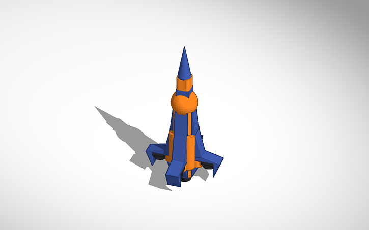 3D design Hydrogen Rocket Mk. 1 - Tinkercad