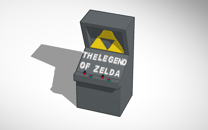 3D design Legend of Zelda arcade. :) | Tinkercad