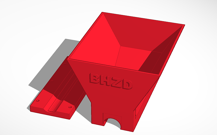 3D design Extruder hopper V7 | Tinkercad