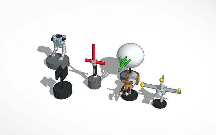 3D design phillip chess set - Tinkercad