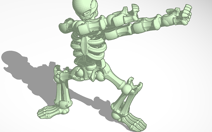 3D design The Skele-Boy That Dabbed - Tinkercad
