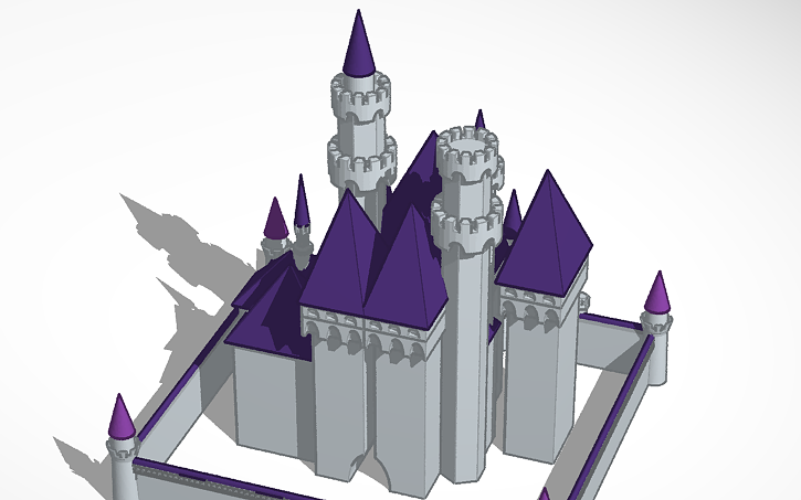 3D design Better Disney Castle - Tinkercad