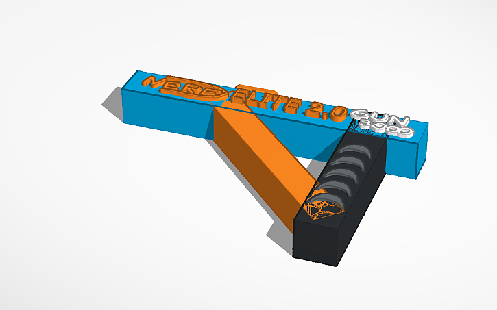 3D design nerf - Tinkercad