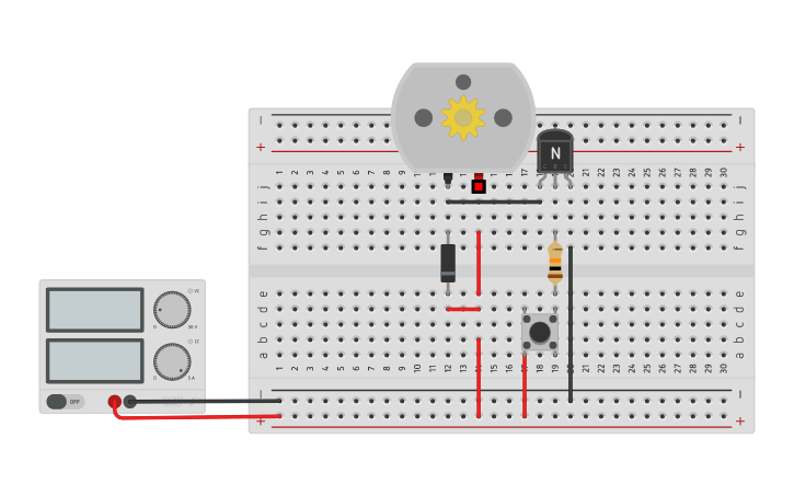 Circuit Design Dc Motor Tinkercad