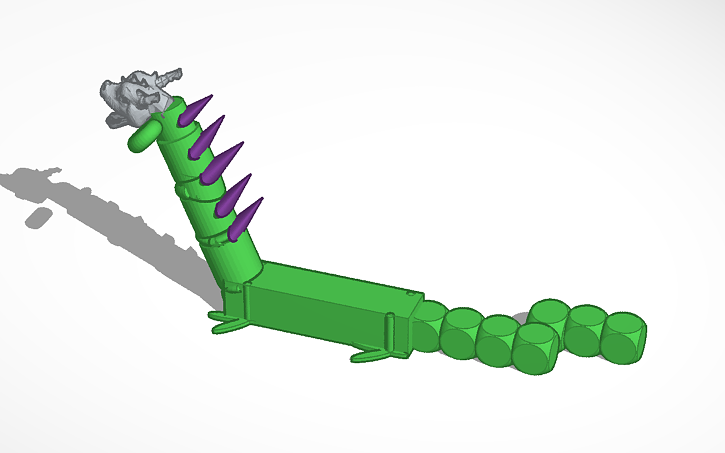 3D design Dragon - Tinkercad