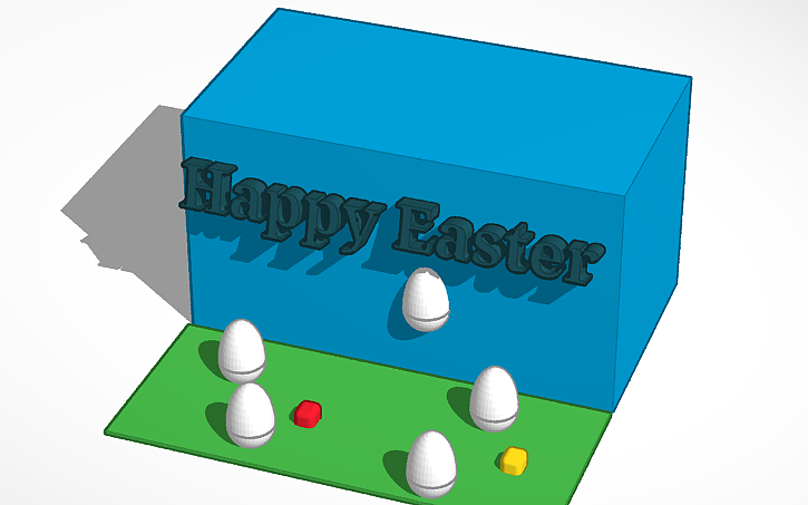 3D design Happy Easter every Body | Tinkercad
