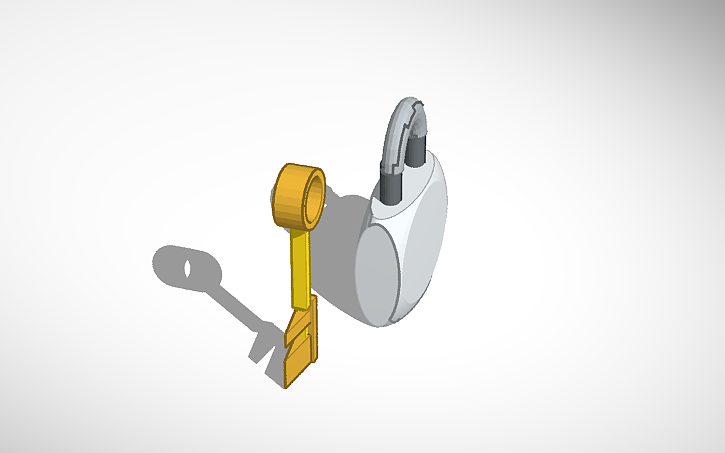 3D design Lock | Tinkercad