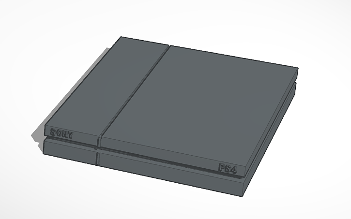 3D design PS4 - Tinkercad