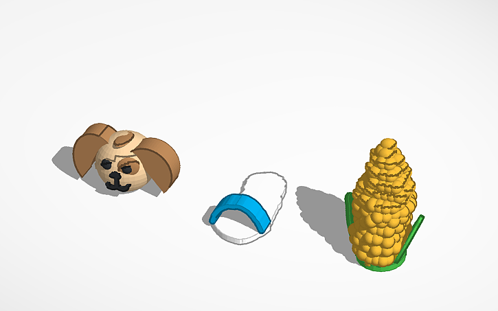 3D design throwable target design - Tinkercad