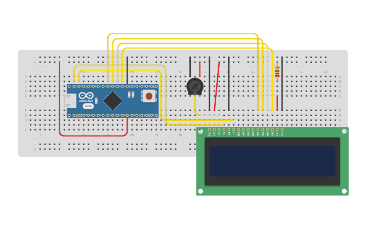 Circuit design Circuito Display | Tinkercad