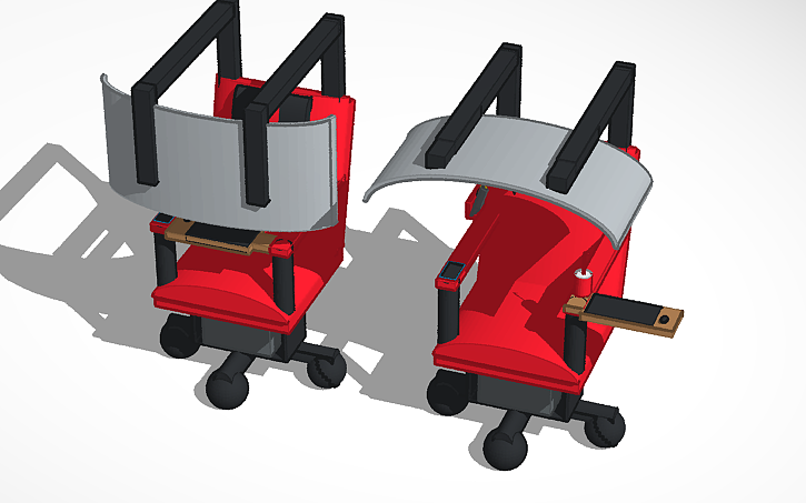 3D design gaming chair - Tinkercad