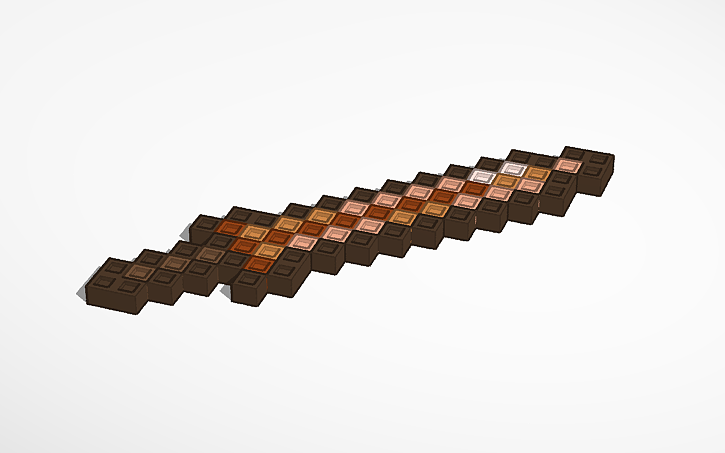 3D design Terraria Copper Shortsword | Tinkercad