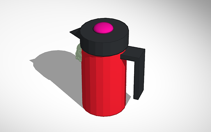 3D design Thermos Flask - Tinkercad