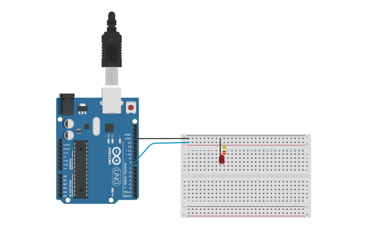 Circuit design Arduino Test Ciruit - Tinkercad