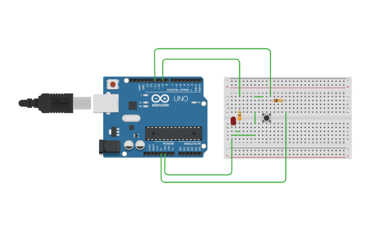 Circuit design Arduino: Gestione lampeggio LED con funzioni | Tinkercad Circuit design Arduino: Gestione lampeggio LED con funzioni | Tinkercad