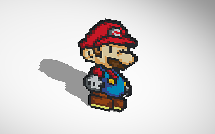 3D design Paper Mario - Tinkercad