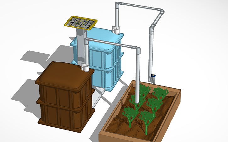 3D design Copy of Copy of Desain Smart Garden - Tinkercad