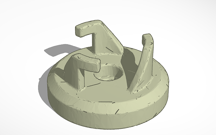 3D design Beyblade x prongs - Tinkercad