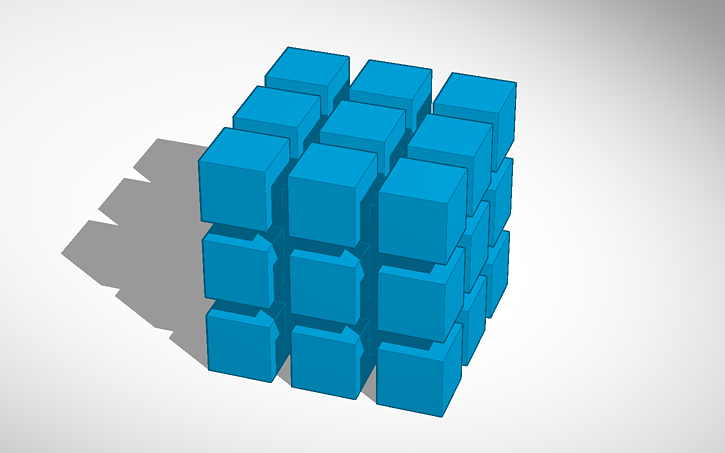 3D design Rubix cube 1000000000.0 | Tinkercad