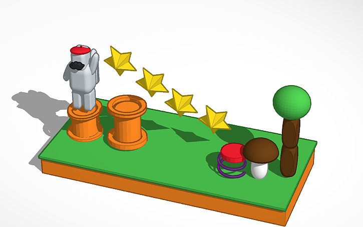 3D design Super Hillar - Tinkercad