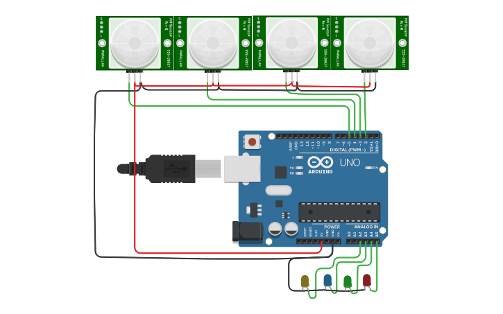 Circuit design memory game - Tinkercad