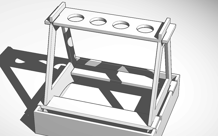 3D design Shock stand 1/10 - Tinkercad
