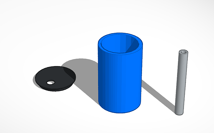 3D design water bottle - Tinkercad