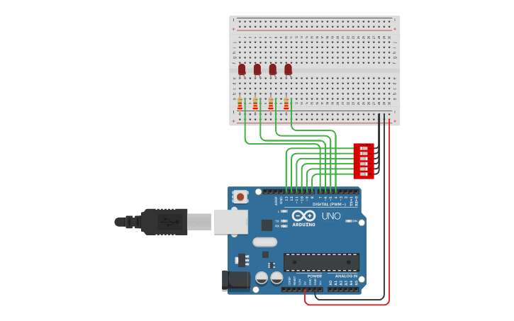 Circuit design LAB 7 EXP 1 | Tinkercad