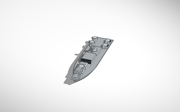 3D design Fast Interceptor Boat | Tinkercad
