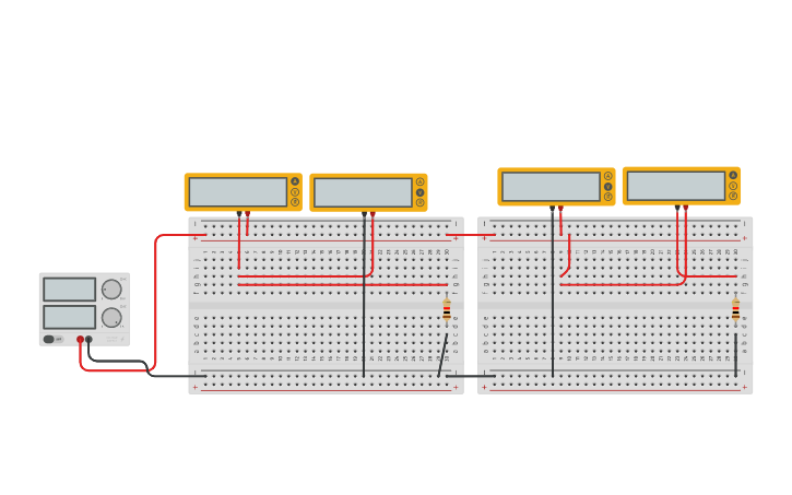 Circuit design circuito volt-amperometrico | Tinkercad